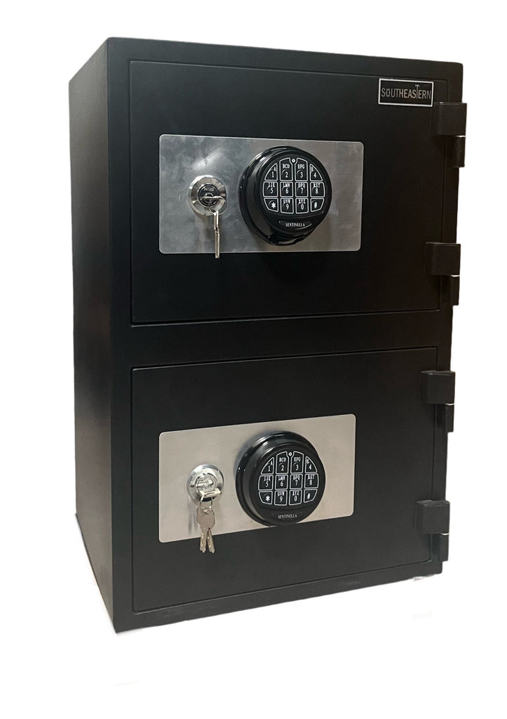 Southeastern Double Deck Fireproof Home Business Safe 1.5 hour 1,800F ...